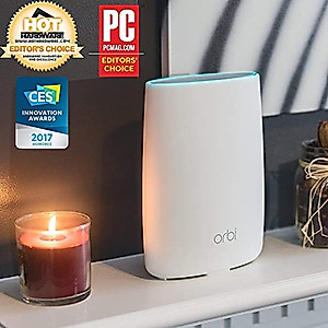 NETGEAR Orbi Ultra-Performance Whole Home Mesh WiFi System - WiFi router and two satellite extender with speeds up to 3Gbps over 7,500 sq. feet, AC3000 (RBK53) (Renewed)