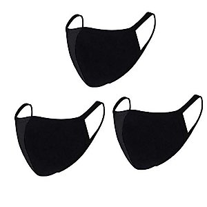 HEROBIKER 3PCS Reusable Cloth Face Mask Comfort Washable Masks - Breathable Comfort, Machine Washable Safety Mask, Cloth Masks Face Shield Mouth Protection Banada Balaclava