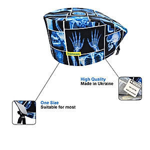 X-Ray Black Working Cap - Comfortable and Breathable for Men and Women Long Aesthetic Head Cover