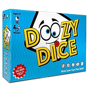 Doozy Dice - Addictive Dice Game of Strategy and Chance, Fast Paced Games for Families, Kids Card and Dice Game, Toy Gift for Boys & Girls, Teens & Adults