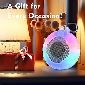 HEYSONG Waterproof Shower Bluetooth Speaker, Durable & Portable with Clear Sound, Ideal for Shower, Pool, Beach & Kayaking – Great Gift for All Ages