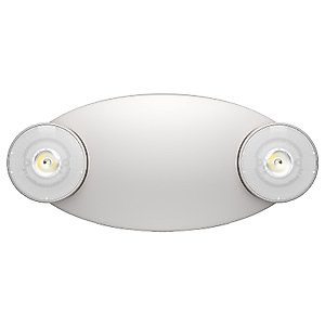 SPECTSUN 1 Pack LED Emergency Light with Battery Backup-Adjustable 2 LED Bug Eye Head Emergency Lighting -UL Certified 120-220VAC Emergency Exit Lighting Fixtures for Business/Home.