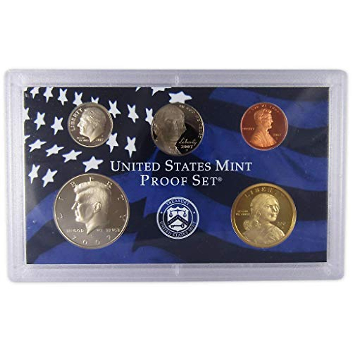 2007 Clad Proof Set U.S. Mint Original Government Packaging OGP Collectible