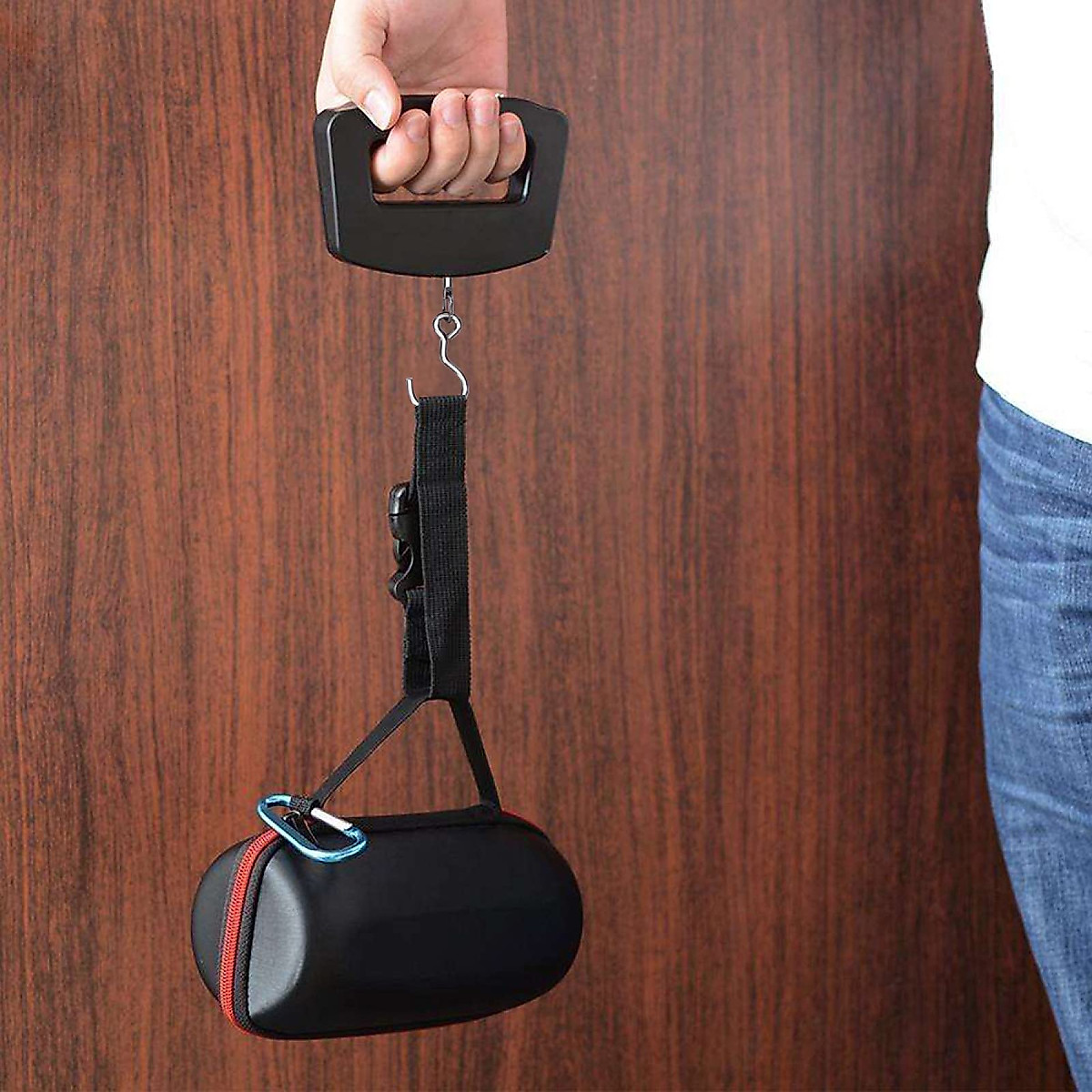 50kg Portable Hook/Strap Digital Electronic Luggage Travel Bag Scale Balance