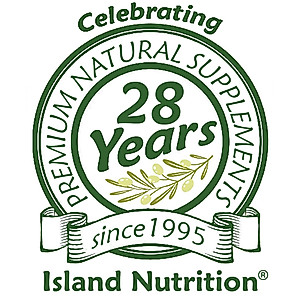 Island Nutrition, Olive Leaf Extract Capsules – 25% Oleuropein (40% Total Polyphenols), Plus 20% Hydroxytyrosol Complex – 100% Grown & Extracted in Spain (90 Capsules)