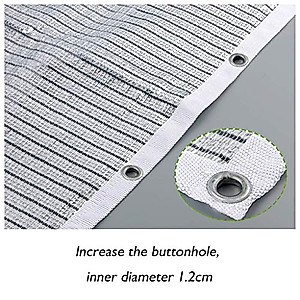 Reflective Aluminet Shade Cloth White Sunblock Shade Net 90% of UV Resistant, Premium Garden Shade Mesh Tarp Top Shade Netting Panel Flowers Plants Protection Car Roof Cover
