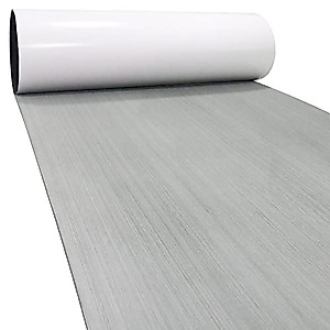 KXKZREN Boat Flooring EVA Foam Decking Sheet Non-Slip Marine Boat Deck Carpet Self-Adhesive Comfort Floor Mats for Boat Motorboat RV Yacht Kayak Golf Cart Indoor, 94" x 44"/35"/16"