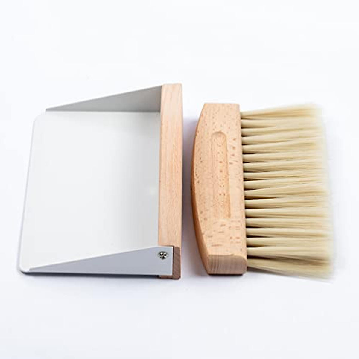 SHERCHPRY Sofa Storage Bin 1 Set of Mini Broom and Dustpan Set, Desktop Cleaning Broom with Clean Pan, Small Pan Brush for Sweeping Table Tabletop Countertop Window Cleaner Storage Bin