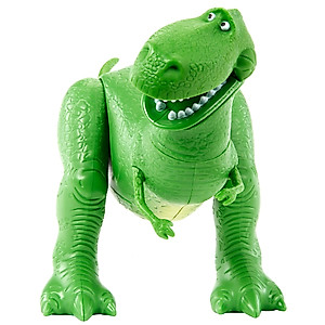 Toy Story 4 4 True Talkers Rex Figure, 7.8 in / 19.81 cm-Tall Posable, Talking Character Figure with Authentic Movie-Inspired Look and 15+ Phrases, Gift for Kids 3 Years and Older​