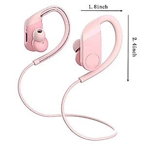 Charella #CK21w9 Bluetooth Conduction Headphones Bluetooth-Compatible Long Standby Stereo Wire Hanging-Ear Earphone for Sports