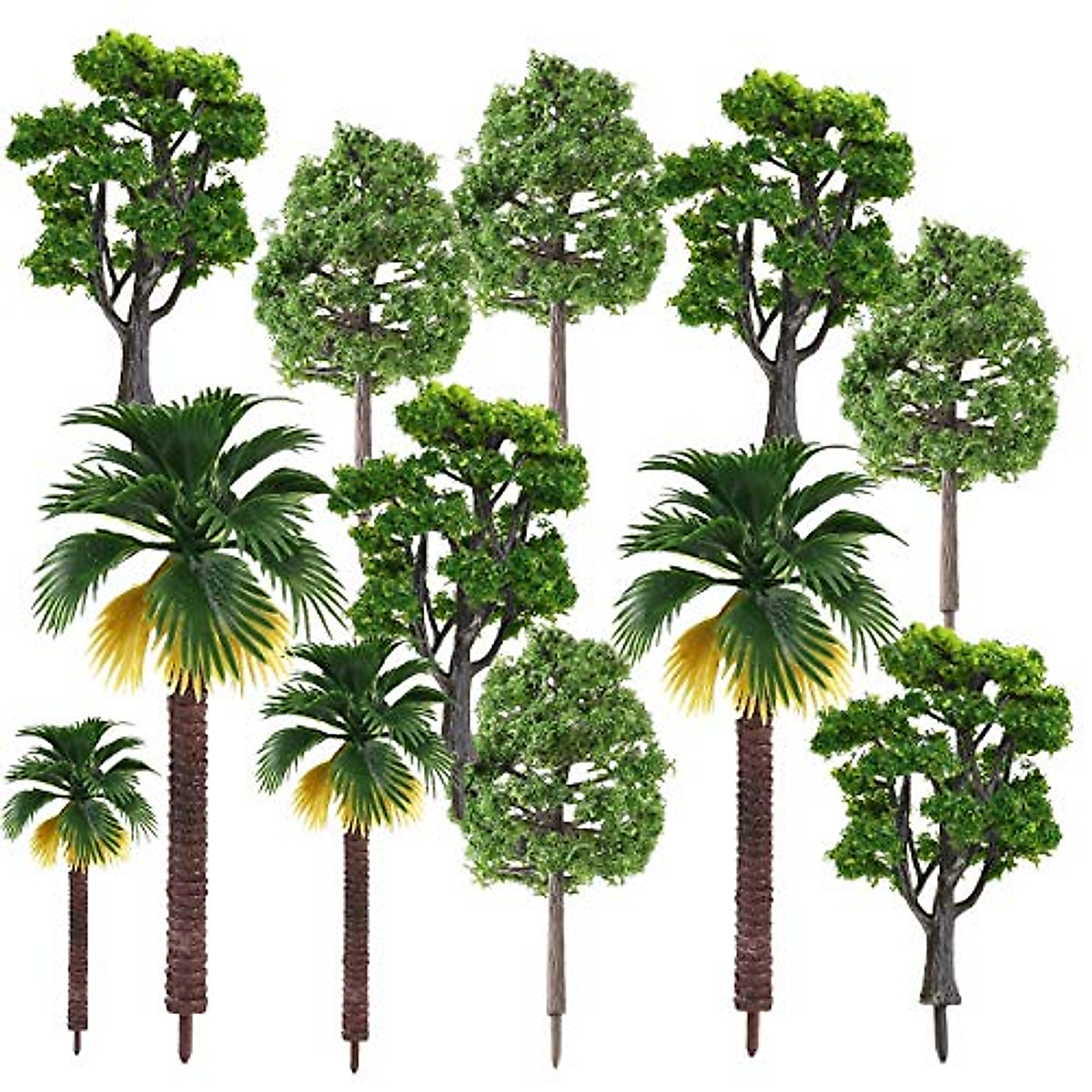 12 Pack Model Trees for Diorama, Train Scenery & Landscape