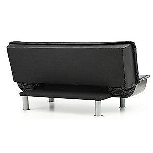 Glory Furniture Futon Sofa Bed, Black