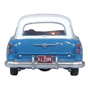 Century Estate Wagon Ranier Blue and Arctic White 1/87 (HO) Scale Diecast Model Car by Oxford Diecast 87BCE54001