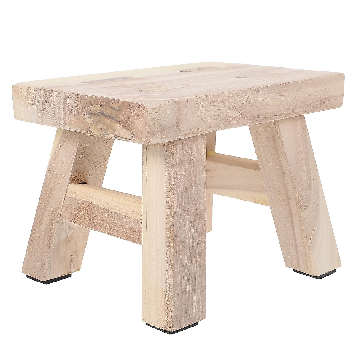 PRETYZOOM Solid Wood Bench Wooden Stools Small Stool Kids Stool Wooden Step Stool Wood Step Stool Wood Stool Wooden Foot Stool Low Stool Small Wooden Stool Wooden Stool for Kids Short Stool