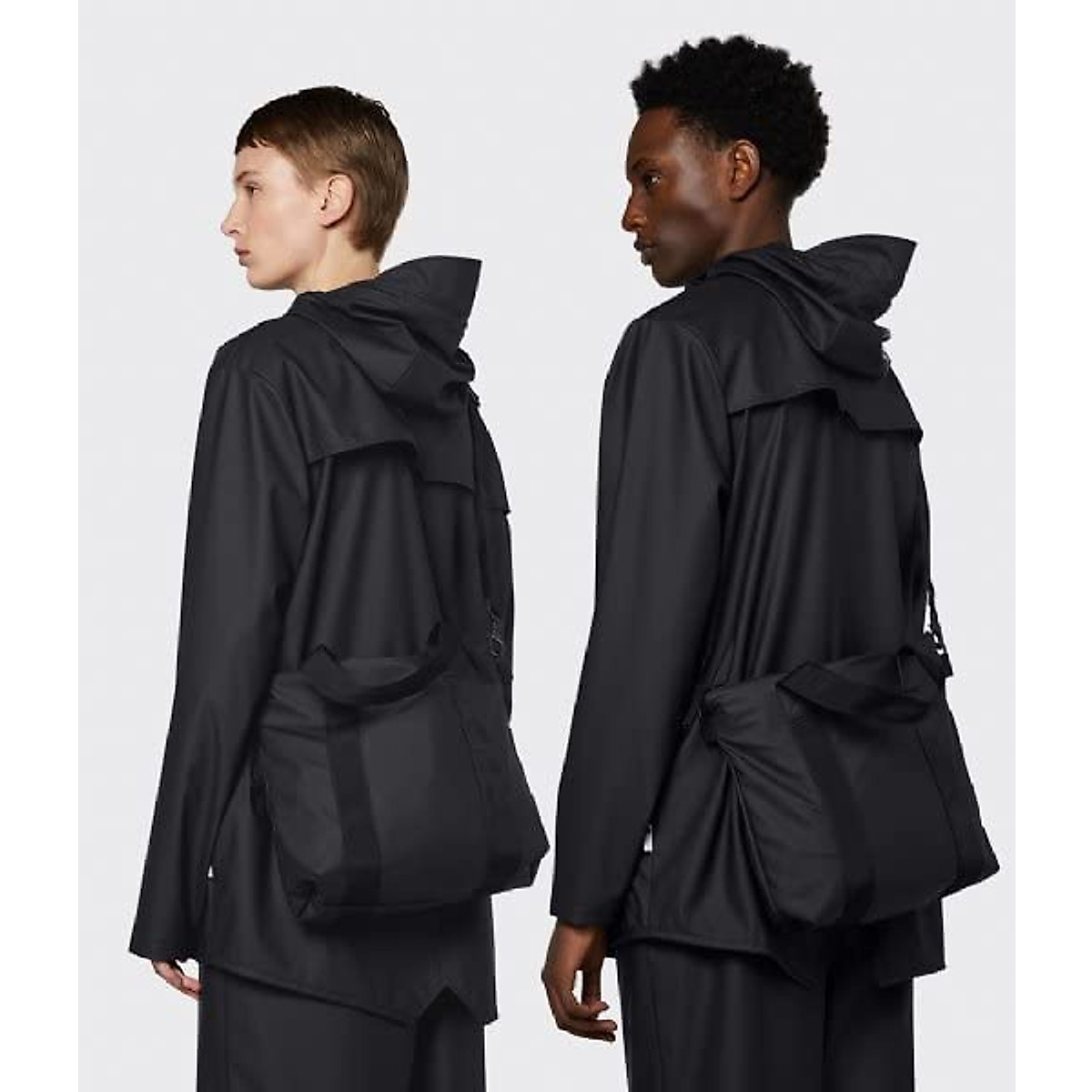 Rains Women's Mini Tote Bag, 01 Black (Black), One Size