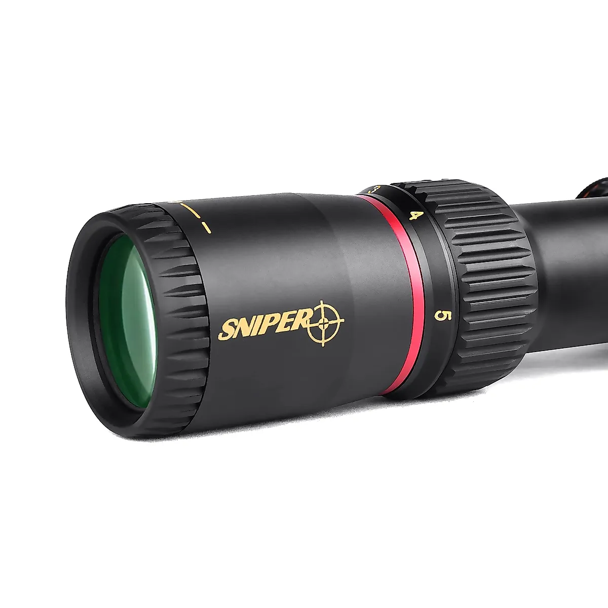 Sniper VT 1-5X24 FFP First Focal Plane LPVO Rifle Scope with Red/Green Illuminated Reticle and Scope Mount