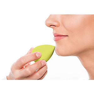 Zenda Naturals Makeup Sponge - Set of 5 Beauty Blender Sponges, Applicator for Face Powder, Foundation, Liquid Cosmetics, Cream, Primer - Egg-Shape Blending Wedges for Flawless Techniques