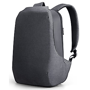 WINKING Laptop Backpack for Men Women - Laptop Backpack 15.6" Anti Theft Slim Business Backpack With USB Charging Port, Durable College School Backpack For Traveling, Hiking, Commuting, Black