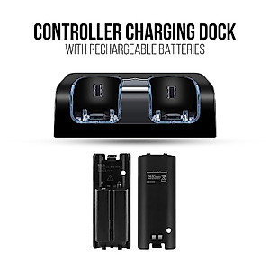 Nintendo Wii Console, Black Premium Bundle (Renewed)