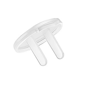 PandaEar Outlet Plug Covers(52 Pack) Clear Child Proof Electrical Protector Safety Caps with Adult Easy Release Concave Design