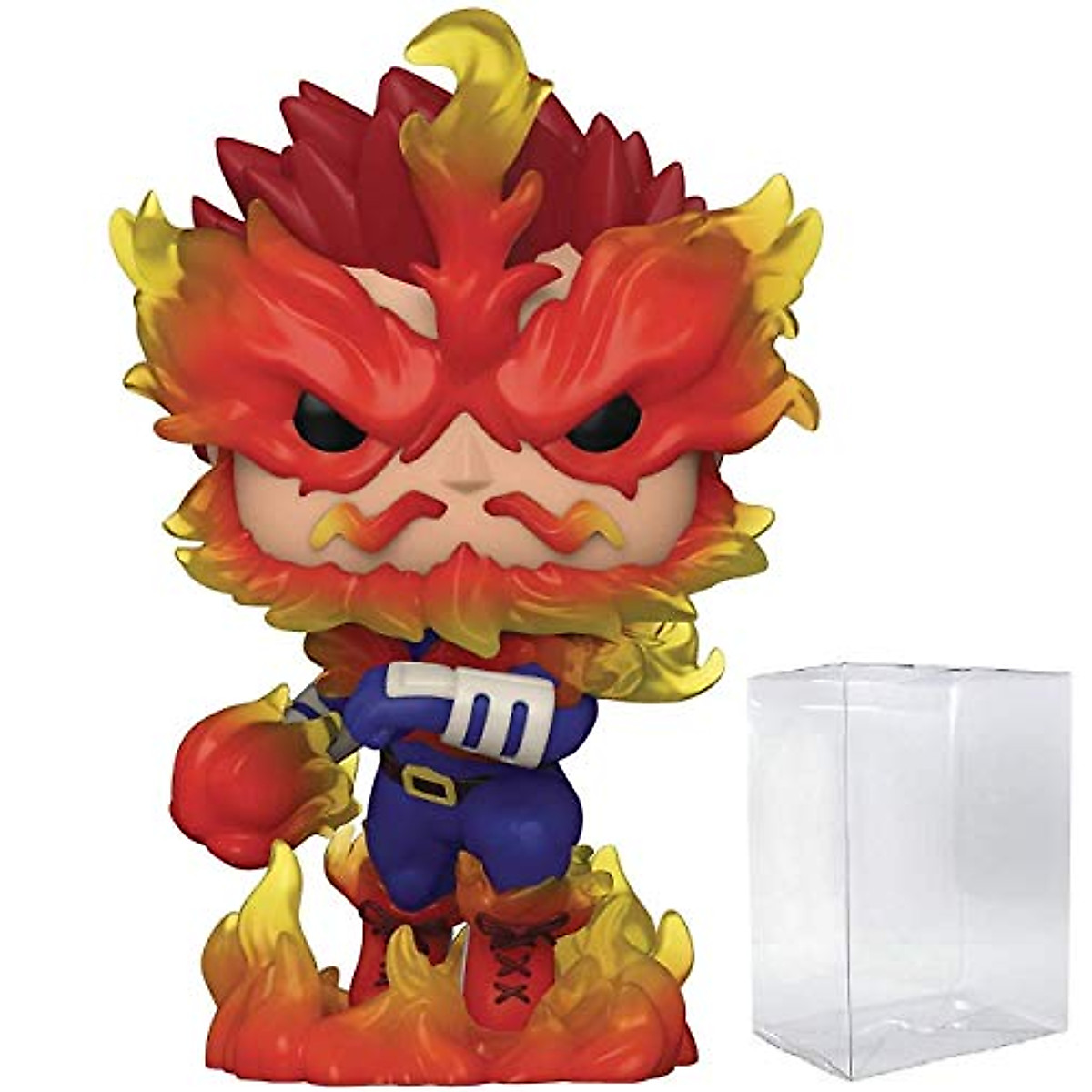 POP My Hero Acadamia - Endeavor Funko Vinyl Figure (Bundled with Compatible Box Protector Case), Multicolor, 3.75 inches