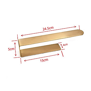 Towel rack, Wall-Mounted Bathroom Towel Bar, Brushed Style Bathroom Storage Rack, for Kitchen and Bathroom (Color : Stainless Steel)