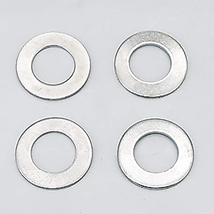 kipa Front Wheel Axle Hardware Kit Replacement for John Deere M143338 GX21931 R27434 Z9972H M123254 Hub Caps Thrust Washers E-Clips Pack-4