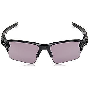 Oakley Men's OO9188 Flak 2.0 XL Rectangular Sunglasses, Matte Black/Prizm Road Black, 59 mm