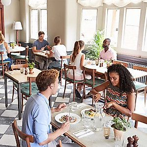 Mandala Crafts Wood Place Card Holders for Table - Wooden Card Holder for Wedding Gift Table Photos Name Tags - 20 Rustic Wood Table Number Holders 30 Cards