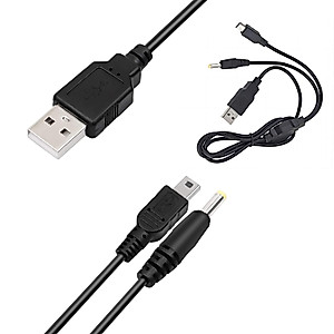 ANYQOO Genuine Data & Power USB Cable for Sony PSP 1000, 2000, 3000
