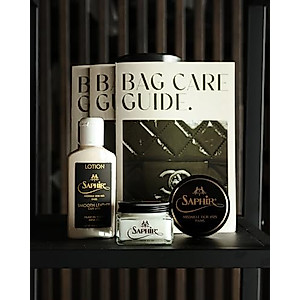 SAPHIR Medaille d’Or Pate De Luxe - Natural Wax Shoe Polish for Leather Shining - 50ml - Wax Yellow