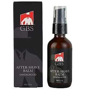 G.B.S Aftershave Balm Sandalwood, for Men - soothes razor burn, redness and irritation