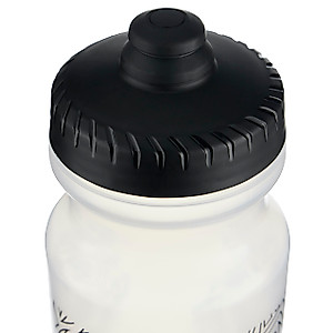 Peakline Sports - 2nd Gen Big Mouth Bike Water Bottle (21 oz) by Specialized Bikes (2-Pack) (Clear / Black)