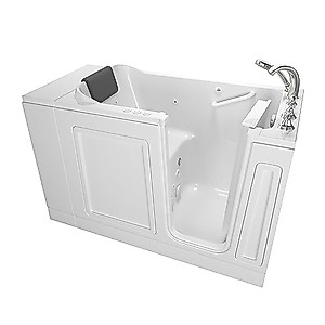 American Standard 2848.119.CRW Acrylic Whirlpool and Air Spa 28"x48" Right Side Door Walk-In Bathtub in White