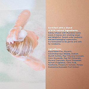 Mustela Baby Gentle Cleansing Gel - Baby Hair & Body Wash - with Natural Avocado fortified with Vitamin B5 - Biodegradable Formula & Tear-Free â€“ 25.35 fl. oz. (Pack of 1)