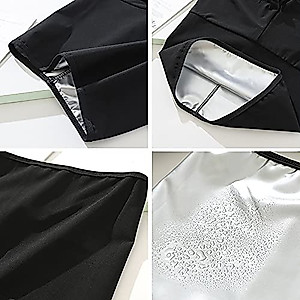 SNKSDGM Wome's Sauna Sweat Pants Shapewear Shorts Leggings Workout Weight Loss Lower Body Shaper Exercise Fitness Sweatsuit