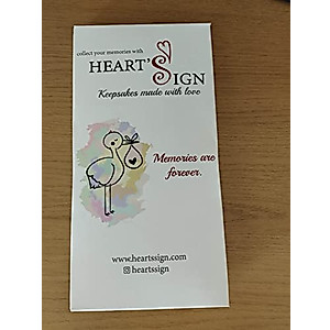 Heart's Sign Baby Ultrasound Photo Frame - Expecting Mom Gift for Pregnant Friend | Pregnant Wife Gifts From Husband | Sonogram Frame Gift for Pregnant Women (Natural Wood - 7.8x4.7'')