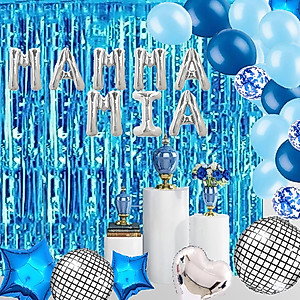 Mamma Mia Party Decorations - Mamma Mia Bachelorette Party, Disco Themed Party Decorations. Mamma Mia Backdrop Mamma Mia Party Supplies Decoration for Mamma Mia Party Bridal Shower Bachelorette Party