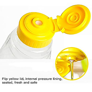 Lainrrew 10 Pcs 8 Fluid Oz Honey Jar, Plastic Bear Honey Bottles Jars Clear Honey Containers Dispenser Honey Squeeze Bottle Juice Bottle with Leak Proof Flip-Top Caps for Storing and Dispensing