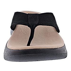 Skechers Women's Go Walk Arch Fit- Five Stars Sandals, Black, 8 M