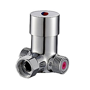 Weirun Bathroom Brass Automatic Sensor Touchless Faucet Hot & Cold Water Temperature Control Thermostatic Mixer Mixing Valve