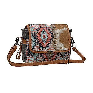 Myra Bag Aztec and Cowhide Shoulder Bag S-5729
