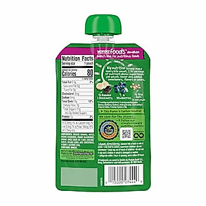 Gerber Organic Banana, Blueberry and Blackberry Oatmeal Baby Food, 3.5 Oz