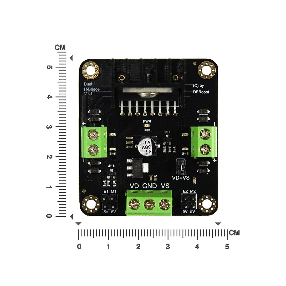 DFROBOT MDV 2x2A DC Motor Controller for Arduino (L298N)