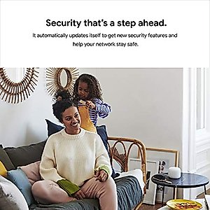 Google Nest Wifi -  AC2200 - Mesh WiFi System -  Wifi Router - 2200 Sq Ft Coverage - 1 pack