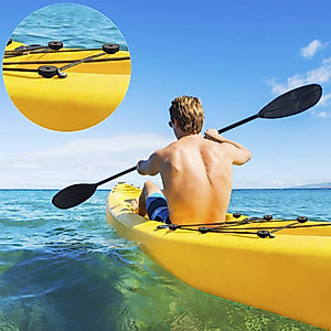 VAIIEYO 6 Pack Kayak Drain Plug Push - Rubber Scupper Plugs Drain Holes Stopper Bung for Most Fishing Boats, Pedal Boats, Kayak