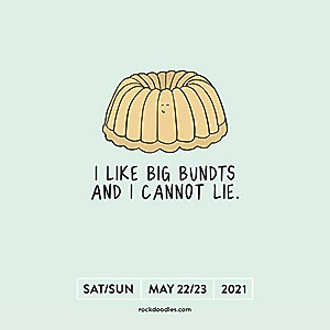 A 2021 Punny Day-to-Day Calendar by @rockdoodles: Carbe Diem