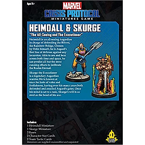 Atomic Mass Games Marvel: Crisis Protocol Heimdall & Skurge Character Pack - Guardians of Asgard Unite! Tabletop Superhero Game, Ages 14+, 2 Players, 90 Minute Playtime, Made