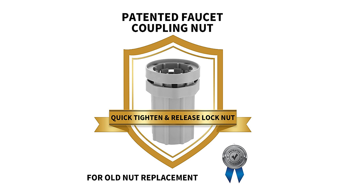 FLYWTR Quick Tighten Faucet Coupling Nut | Easy Installation