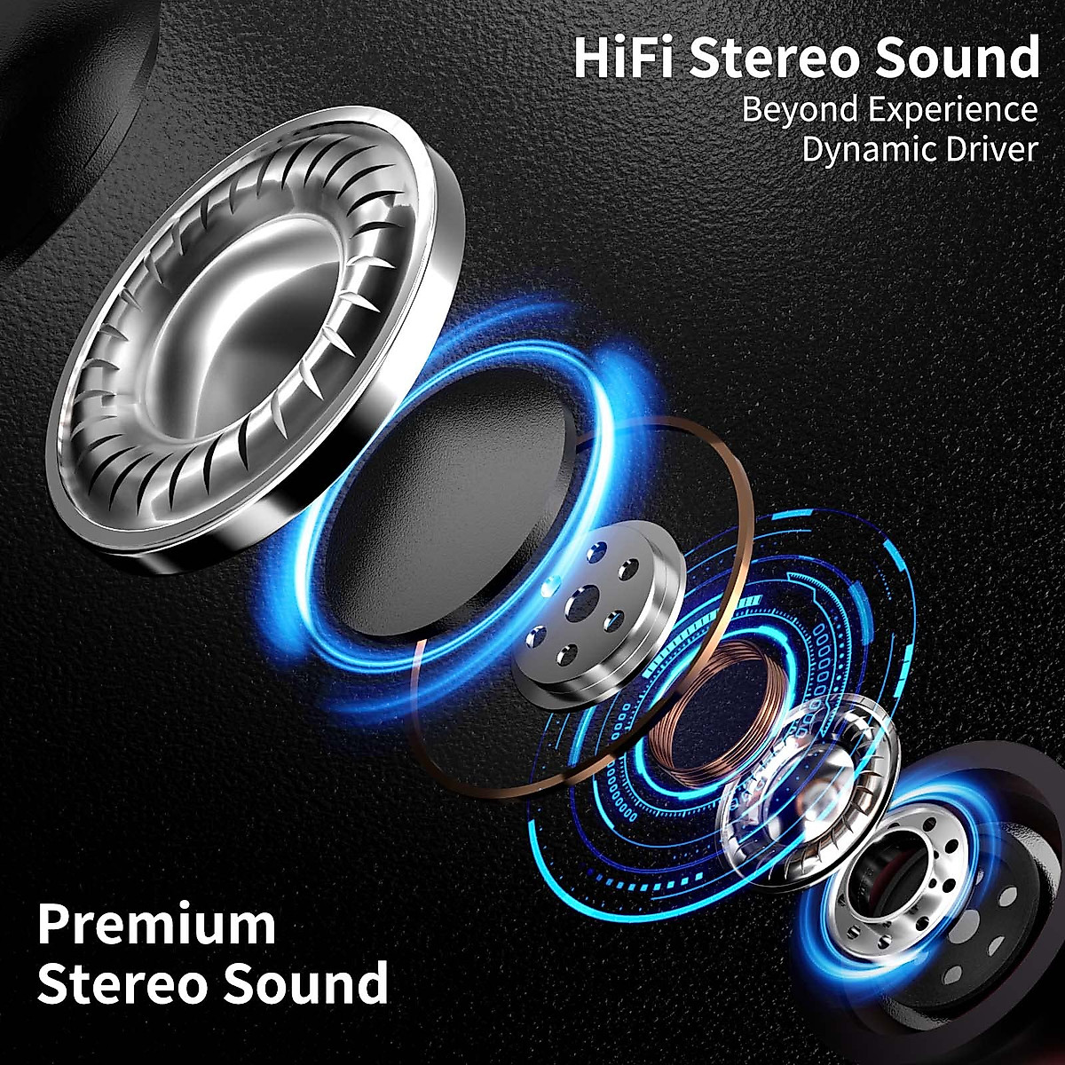 3.5mm Jack Earbuds Magnetic Wired Earphone for Chromebook PC Laptop Computer Samsung Galaxy A25 A15 5G in-Ear Headphone Noise Canceling Corded Headset for Kindle Fire HD 10 8 Plus 7 Kids